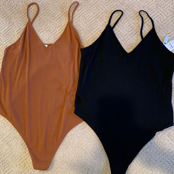 bp | Tops | Bp Bodysuits Black Large Copper Extra Large | Poshmark